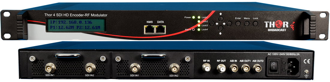 Convert up to 4 HD-SDI channels at 720 or 1080 to full HD Cable TV ...