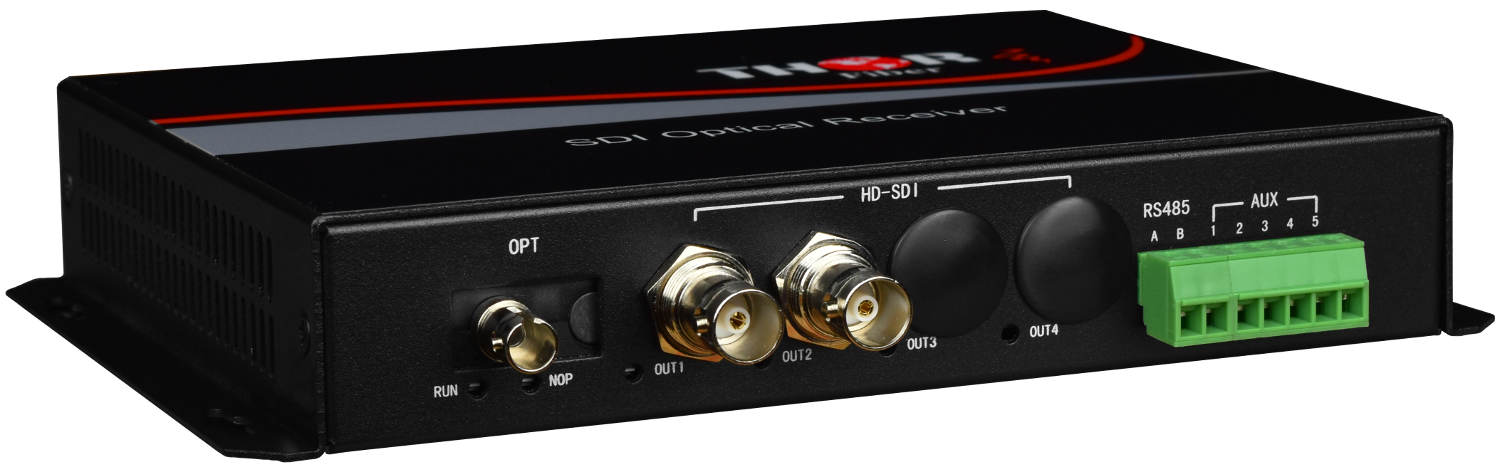 SDI over the fiber| 2 SDI & HDSDI Over 1 Fiber Extender | :: Thorbroadcast