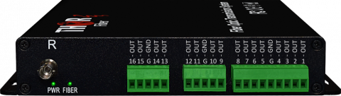 Analog Audio over Fiber Converter, mono stereo audio over fiber - Thor ...
