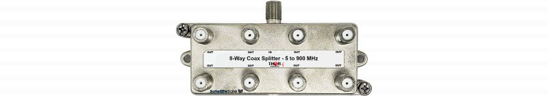 Coax splitter and combiner for CATV ATSC Sattelite RF 5mhz to 2100 MHz ...