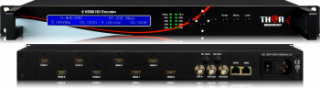 4 Ch HD-SDI Encoder MPEG2 and H.264 with CC & AC/3 - Thor Broadcast
