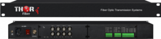 Analog Audio over Fiber Converter, mono stereo audio over fiber - Thor ...