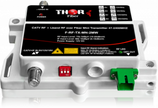 RF over fiber |Cable tv to Fiber converters | CATV over Fiber - Thor ...