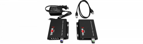USB over fiber Fiber Optic Extender , 2.0 USB over fiber, - Thor Broadcast