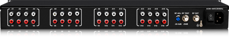 Analog Modulator NTSC PAL 16 channel - Thor Broadcast