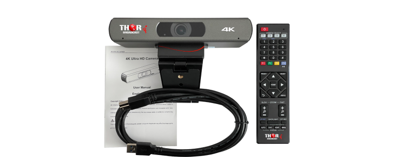 Thor Broadcast Maximus4kFly-B 4K HDMI and USB E PTZ Compact Camera ...