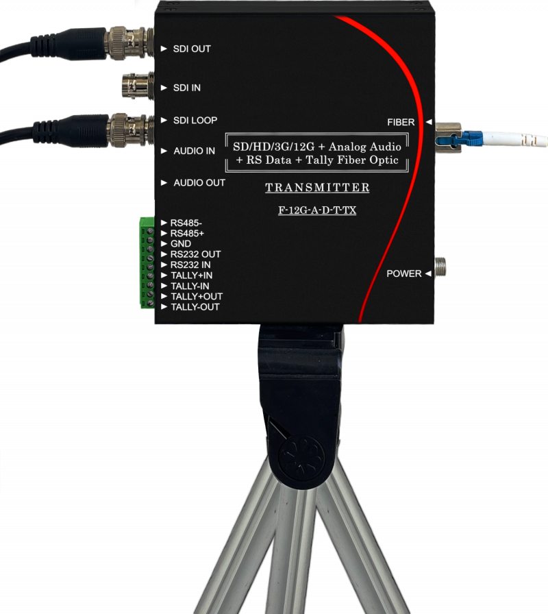 SDI over fiber - Bidirectional SD HD 3G 12G-SDI with Audio Data and ...