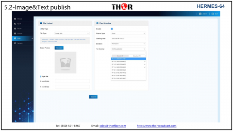 MPEG Video Transcoder and CATV RF QAM MODULATOR - Thor Broadcast