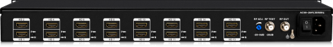 16 channels HDMI to analog agile RF modulator ntsc pal secam - Thor ...