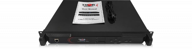 16 channels HDMI to analog agile RF modulator ntsc pal secam - Thor Broadcast