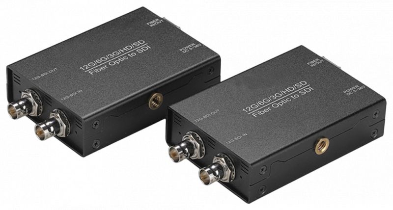 Bi-Directional 12G SDI Fiber Transceiver - Thor Broadcast
