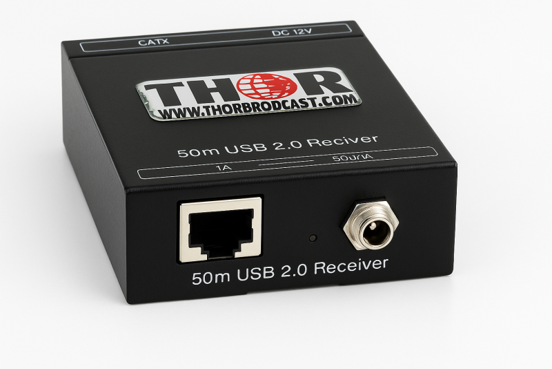 USB 2.0 Over Ethernet Extender ? THOR H-USB-TX / RX | 50m USB Extension ...