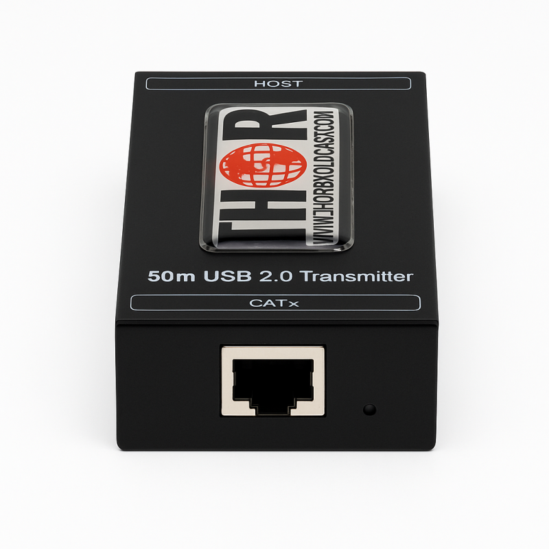 USB 2.0 Over Ethernet Extender ? THOR H-USB-TX / RX | 50m USB Extension ...