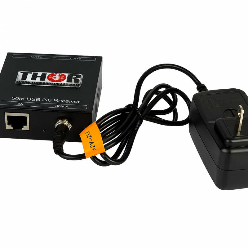 USB 2.0 Over Ethernet Extender ? THOR H-USB-TX / RX | 50m USB Extension ...