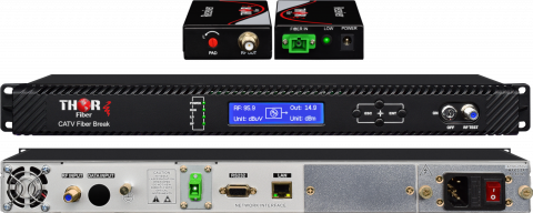 Cable TV fiber optic RF Transmitter, Coax optical conveter - Thor Broadcast