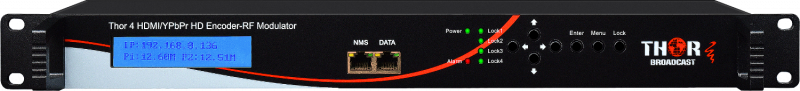 Modulator HDMI and IPTV encoder 4 channel - Thor Broadcast