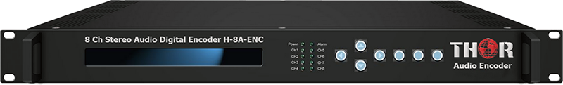 Audio encoder, DVB, AC3, MPEG1 IP Audio Encoder - Thor Broadcast