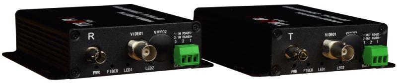 Composite (CVBS) Video over Fiber TX with RS data - Thor Broadcast