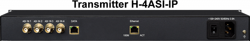 IP input, ASI output - 32 IPTV/ASI Encapsulator, ASI IP gateway