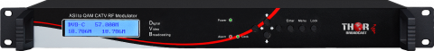 ASI QAM Modulador de RF CATV