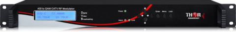 ASI QAM Modulador de RF CATV - Thor Broadcast