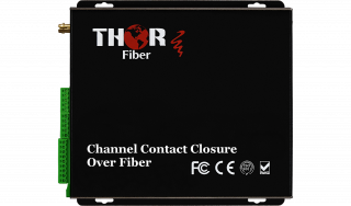 Dry Contact Closure relay data over one fiber, - Thor Broadcast