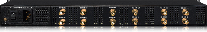 12 Channel SDI RF Modulator HD QAM type - Thor Broadcast