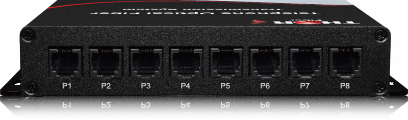 8 Telephone Lines over Fiber |8 Telephone Fiber Media Adapter | phone ...