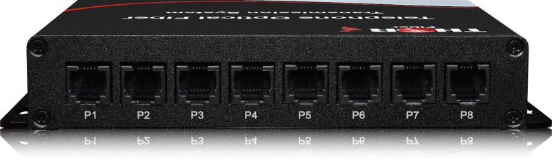 8 Telephone Lines over Fiber |8 Telephone Fiber Media Adapter | phone ...