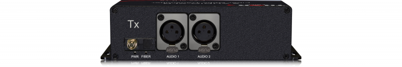 XLR balanced audio over fiber optical converter - Thor Broadcast