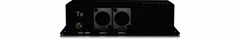 XLR balanced audio over fiber optical converter - Thor Broadcast