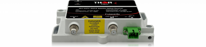 L-band over fiber, RF Fiber tx rx, l band satellite extender, DTH over ...