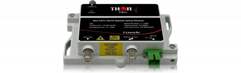 L-band over fiber, RF Fiber tx rx, l band satellite extender, DTH over ...