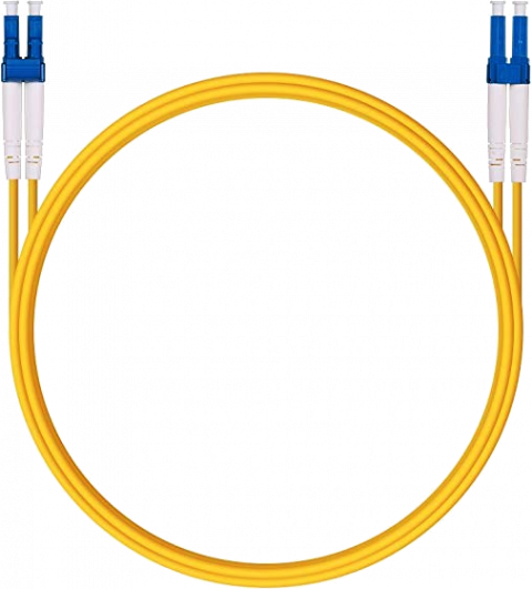 LC/PC to LC/PC Simplex Single Mode Fiber Patch Cable 1M - Thor Broadcast