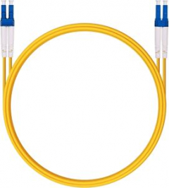 LC/PC to LC/PC Simplex Single Mode Fiber Patch Cable 1M - Thor Broadcast