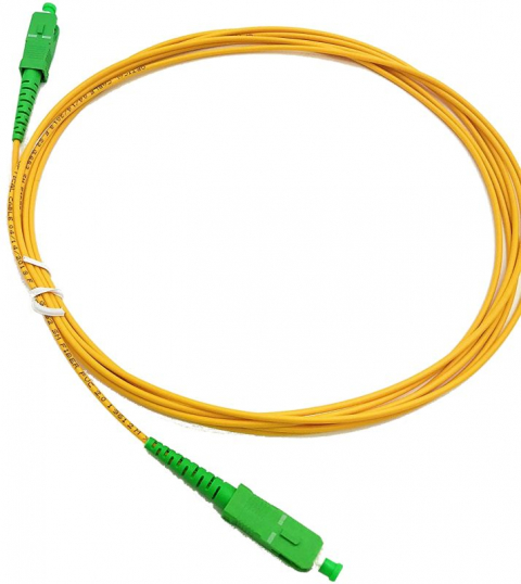 SC/APC to SC/APC, Simplex, Singlemode Patch Cable - Thor Broadcast