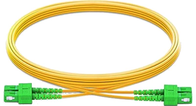 SC/APC to SC/APC, Duplex, Singlemode Patch Cable - Thor Broadcast