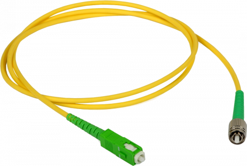 SC-APC to FC-APC 9/125 Singlemode Fiber Patch Cable 1M Jumper Cable 9 ...