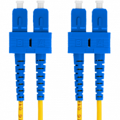 SC PC to SC PC Duplex 2.0mm LSZH 9/125 Single Mode Fiber Patch Cable ...