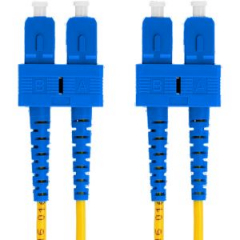 SC PC to SC PC Duplex 2.0mm LSZH 9/125 Single Mode Fiber Patch Cable ...