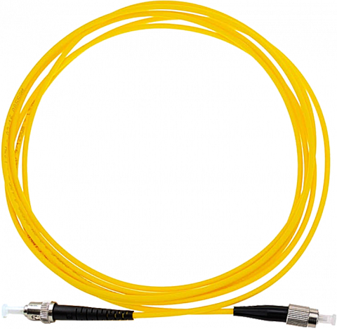 FC/PC to ST/PC Simplex Single Mode Fiber Patch Cable 1M - Thor Broadcast