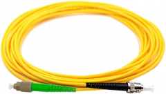 FC/APC to ST/PC Simplex Single Mode Fiber Patch Cable 1M - Thor Broadcast
