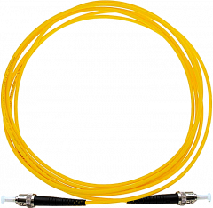 LC/PC to ST/PC Simplex Single Mode Fiber Patch Cable 1M - Thor Broadcast