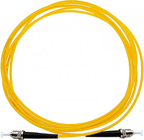 LC/PC to ST/PC Simplex Single Mode Fiber Patch Cable 1M - Thor Broadcast