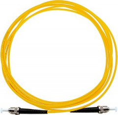 LC/PC to ST/PC Simplex Single Mode Fiber Patch Cable 1M - Thor Broadcast