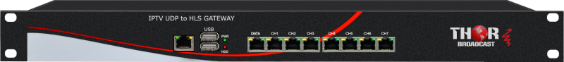 IPTV UDP to HLS GATEWAY Converter HTTP, RTMP, RTSP, RTP - Thor Broadcast