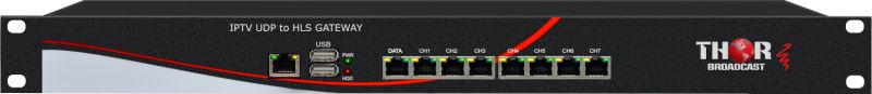 IPTV UDP to HLS GATEWAY Converter HTTP, RTMP, RTSP, RTP - Thor Broadcast