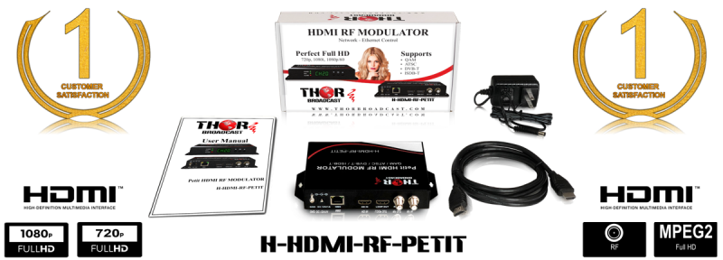 Petit HDMI RF Modulator - Professional Digital Coax QAM ATSC Modulator ...