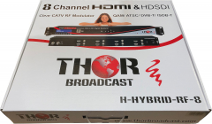 8 SDI 8 CH HD/SD-SDI RF COAX Modulator QAM, ATSC, DVB-T, ISDB-T, Hybrid ...