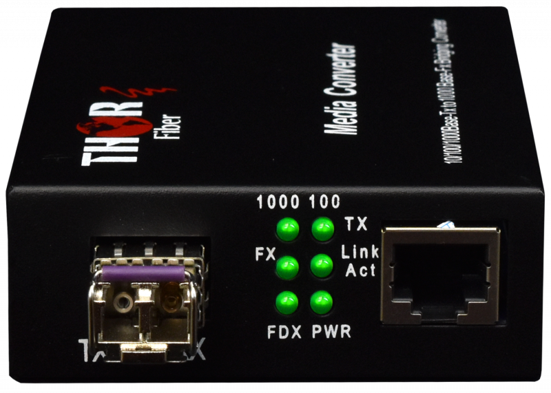 Ethernet over fiber optic converter, Gigabit Ethernet Fiber - Thor ...